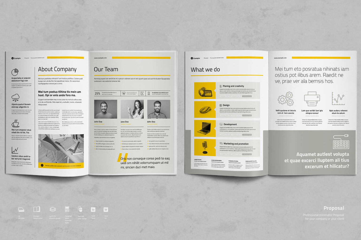 InDesign Print Templates