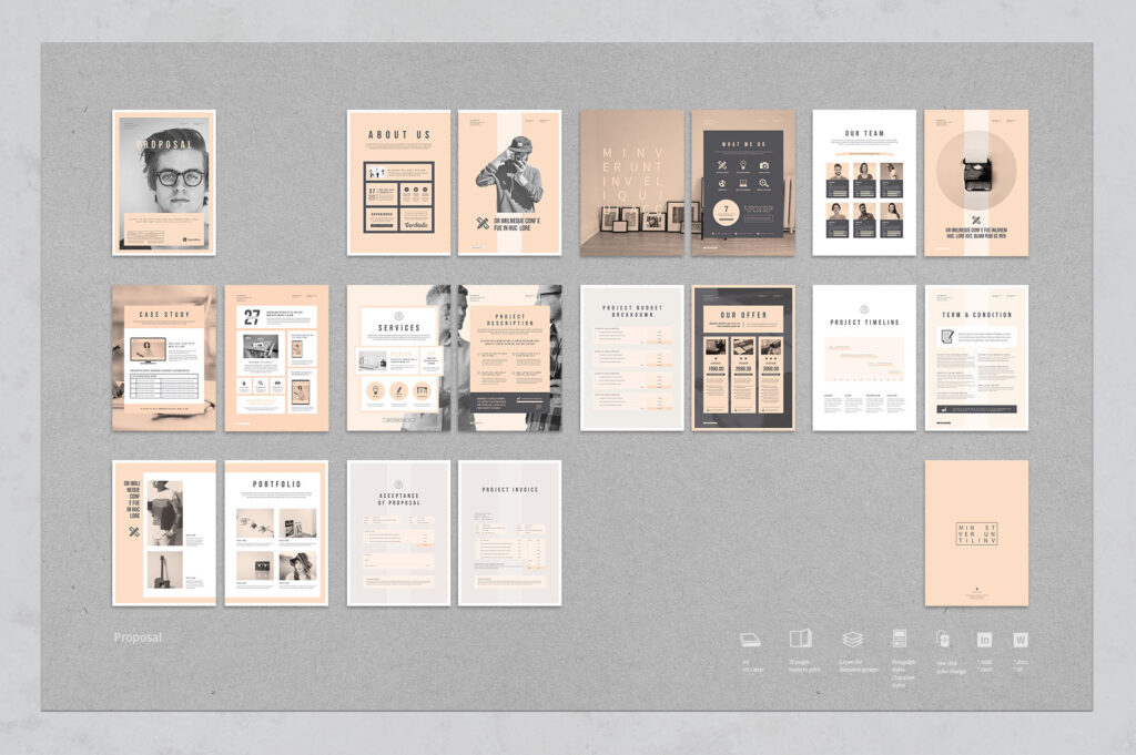 InDesign Print Templates